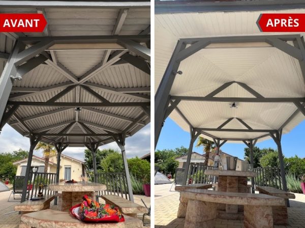 Habillage Lambris PVC sous toit | Réalisations | James Couverture